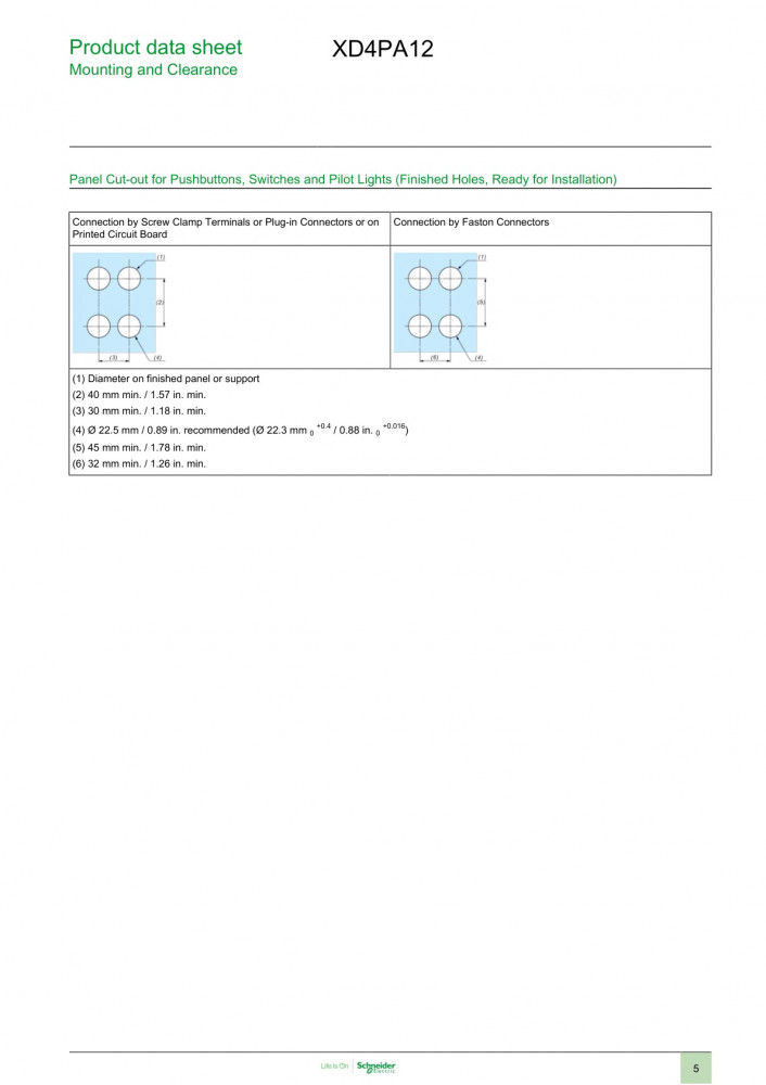 XD4PA12 technical document page 5