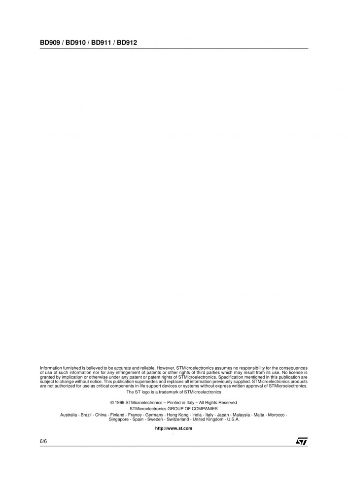 BD912 datasheet page 6