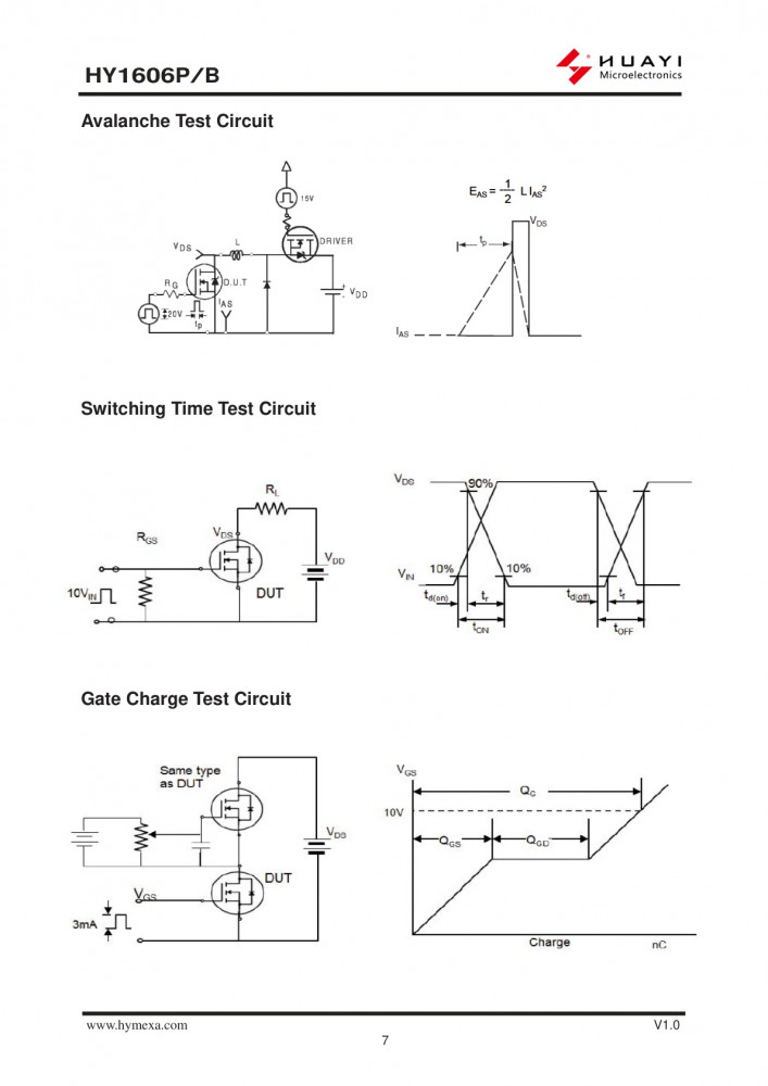 HY1606B datasheet page 7