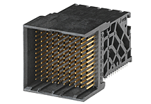 Impact 100 Ohm 4 Pair RAM Right-Angle Header, Unguided, Open Endwall, 10 Columns, 120 Circuits, Pin Length 4.90mm, Plated Through Hole Dimension 0.46mm, Lead Free