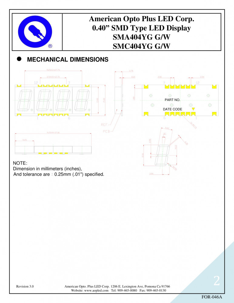 SMC404YG datasheet page 2