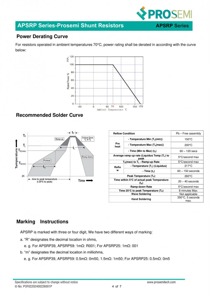 APSRP datasheet page 4
