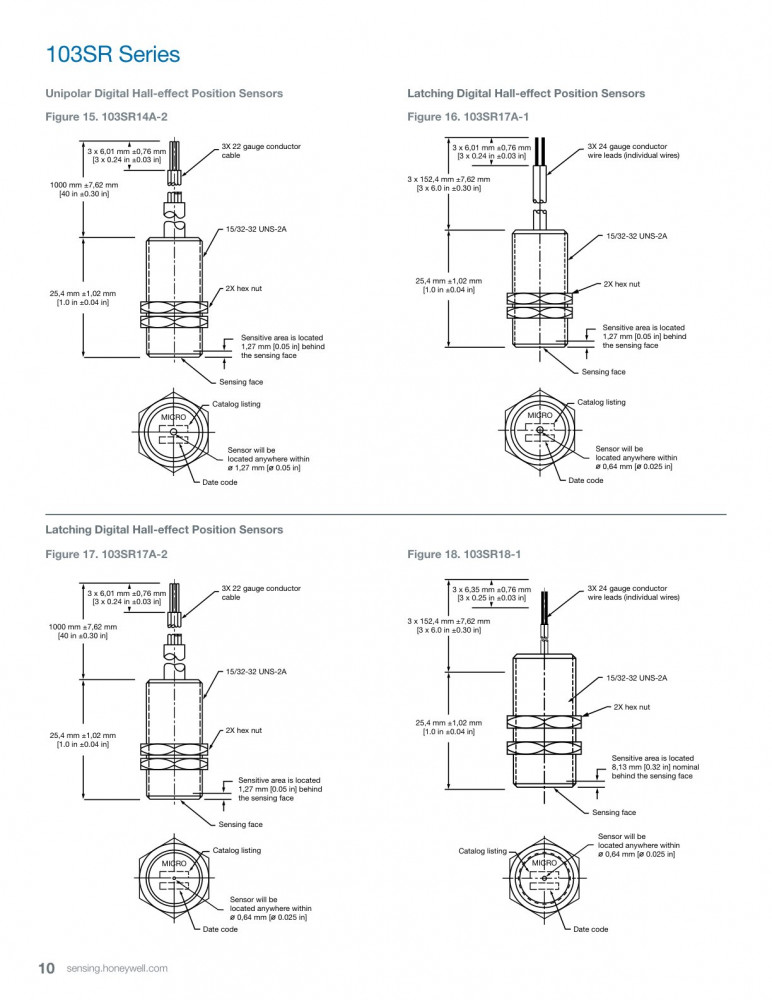 Honeywell 103SR17A-1 documentation page 10