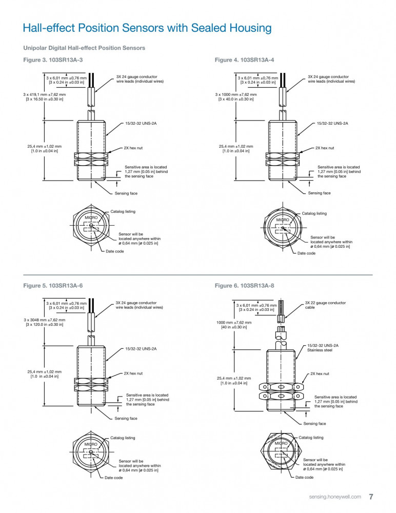 Honeywell 103SR17A-1 documentation page 7