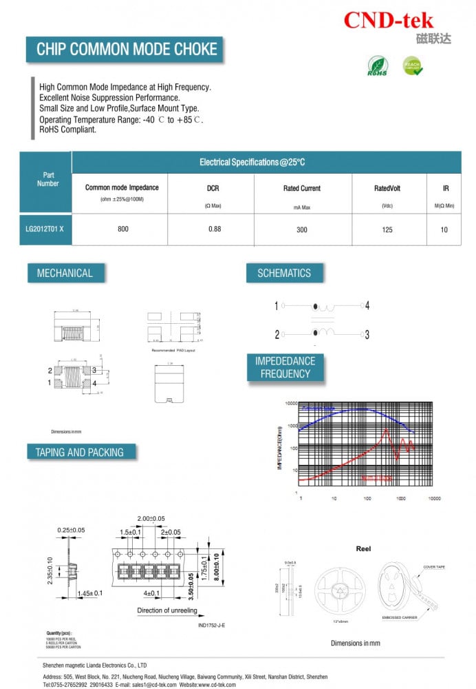 LG2012T01 X CND-tek technical document page