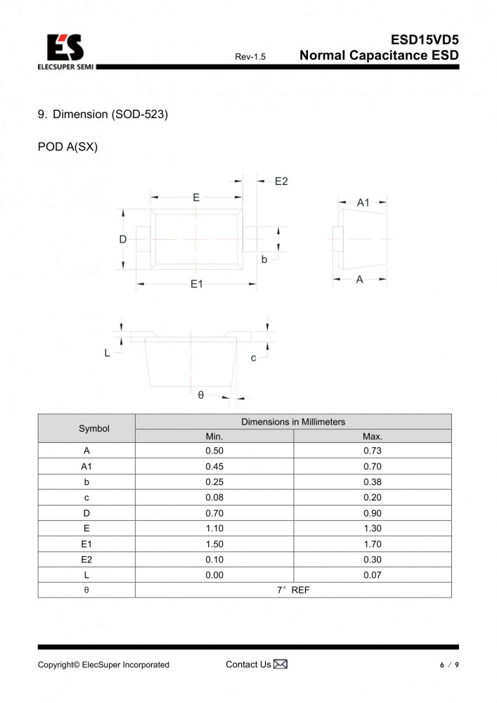 ESD15VD5 technical document page 6