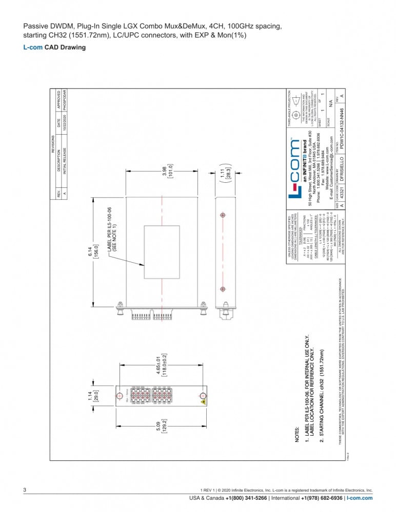 PDW1C-04132-NN46 mechanical drawing