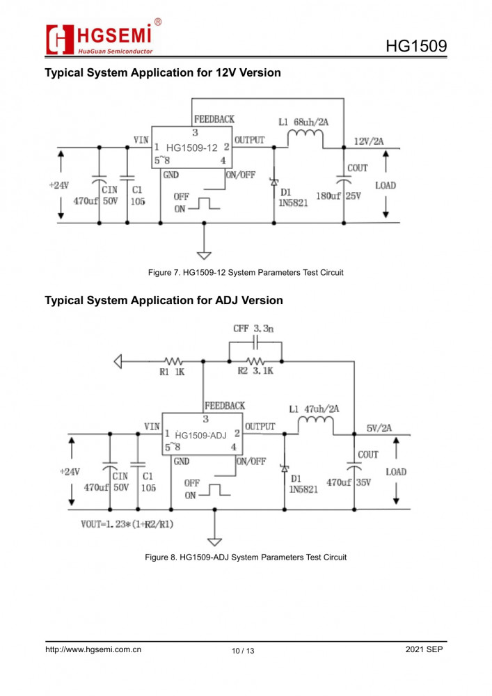 HG1509 datasheet page 10