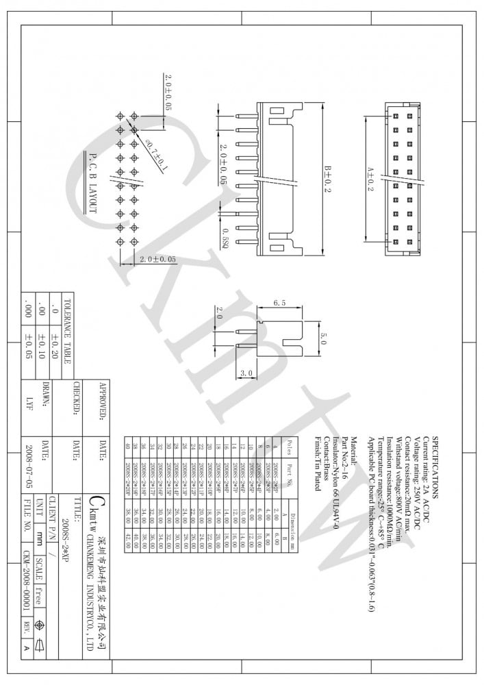 Ckmtw W-2008S06P-0200 technical drawing