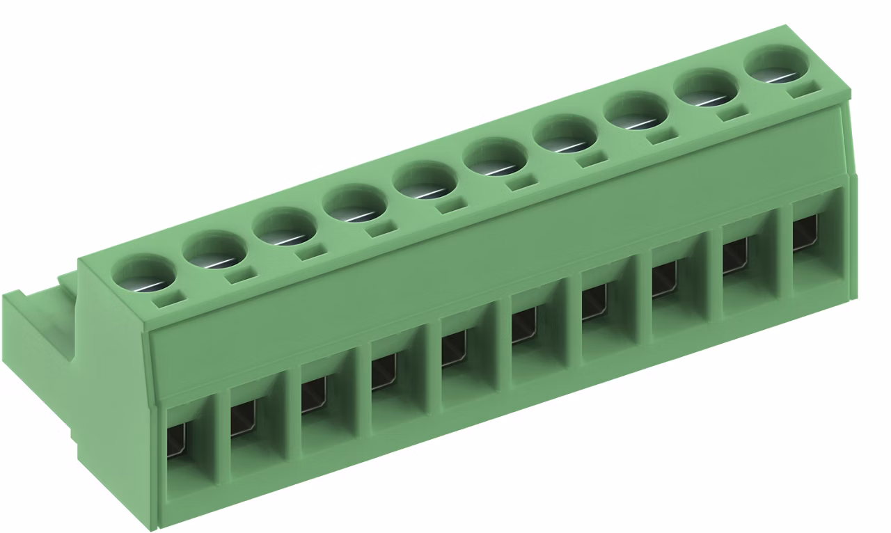 5.08mm Pitch Eurostyle Horizontal Plug, High Current, 10 Circuits for sale