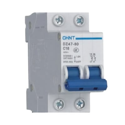 CHINT DZ47-60 2P C60 Miniature Circuit Breaker