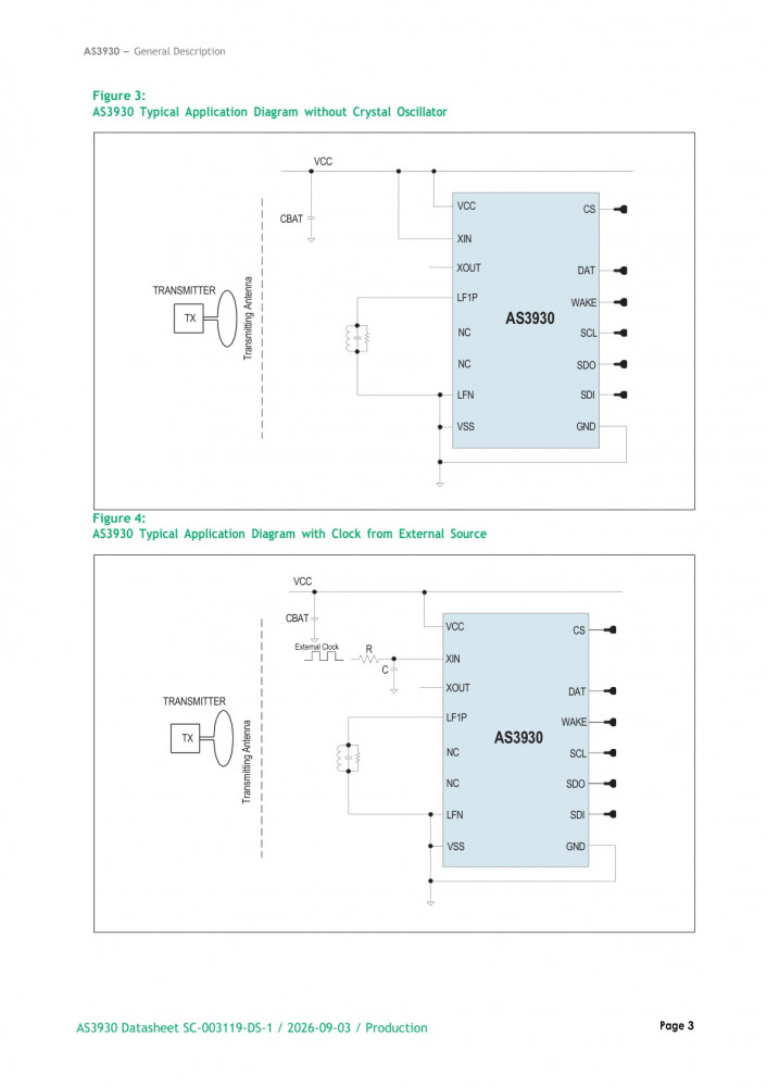 AS3930 datasheet page 4