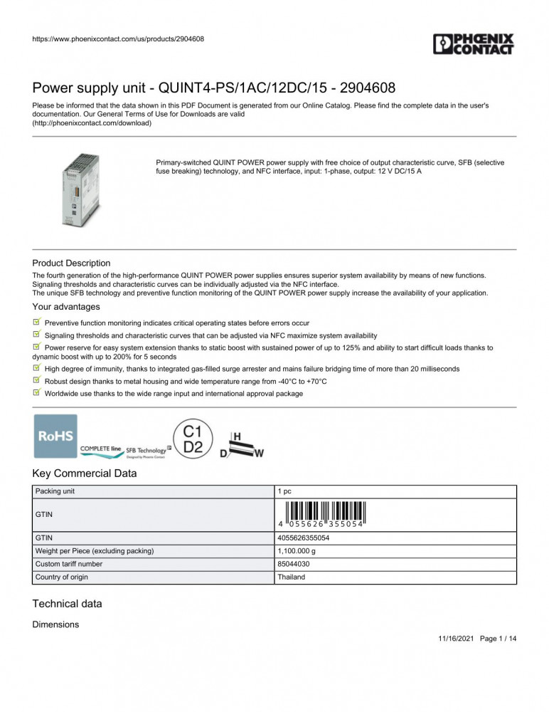 2904608 technical document page 1