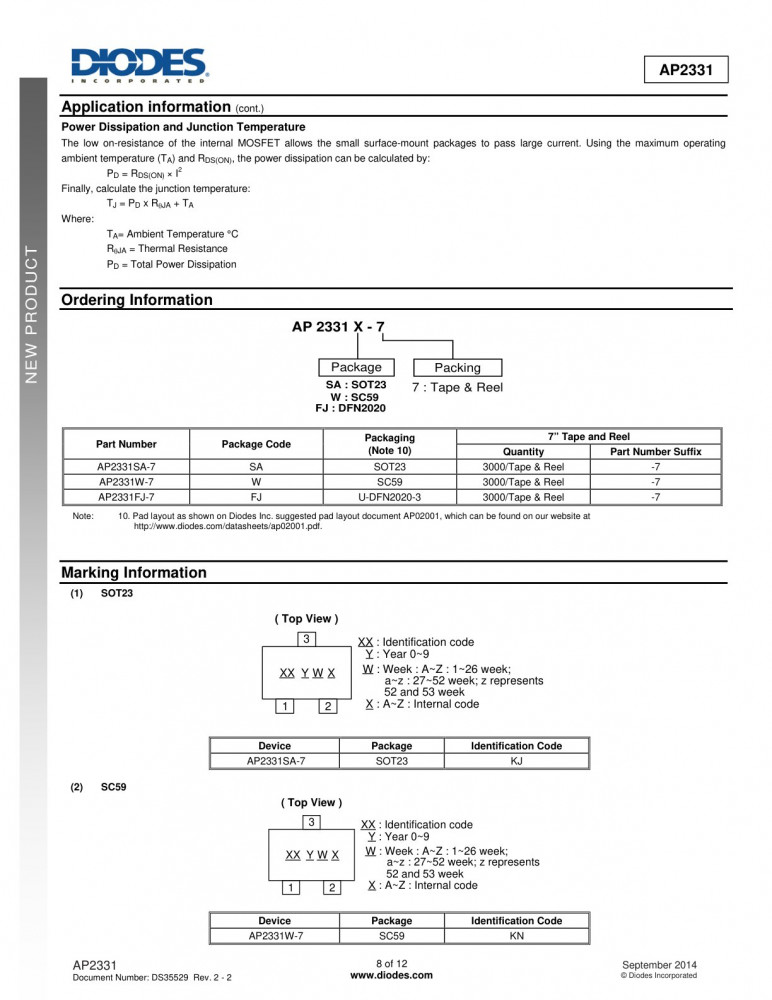 AP2331 datasheet page 8