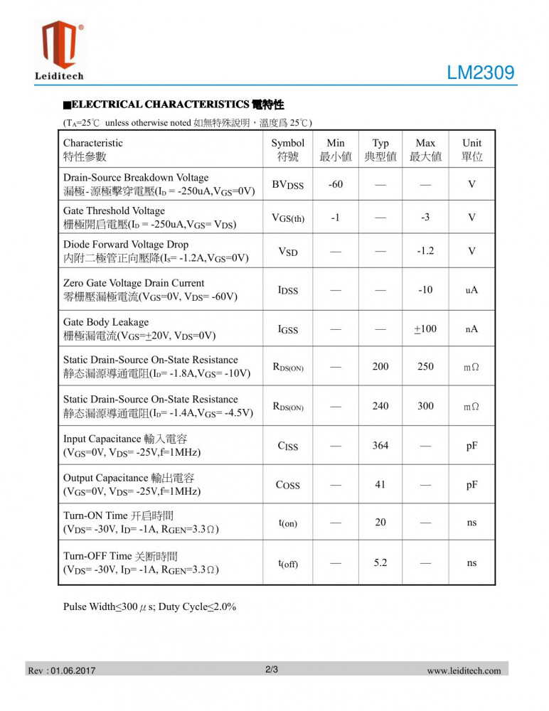 LM2309 datasheet page 2