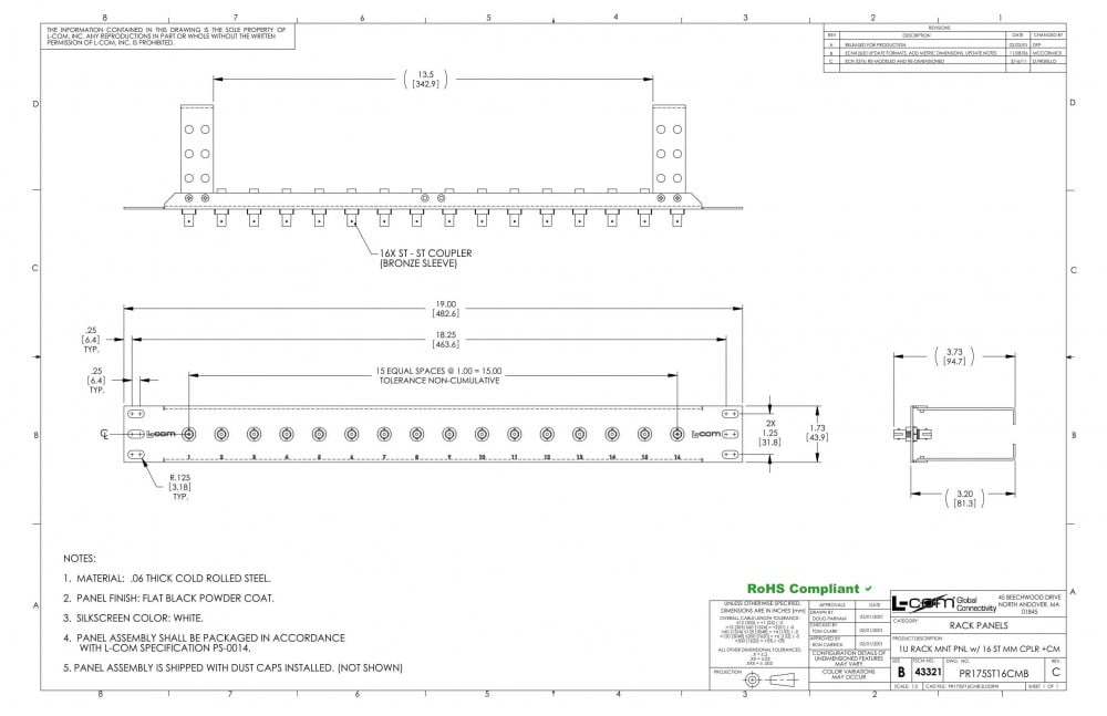 PR175ST16CMB technical document page