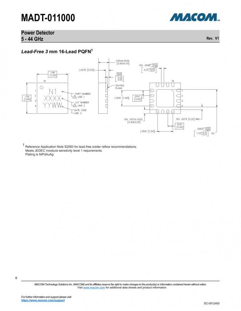 MADT-011000 technical document page 6
