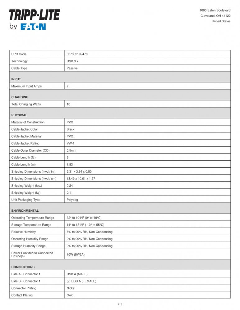 U324-006-DSK2 technical document page 2