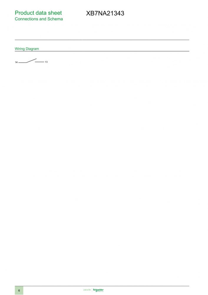 XB7NA21343 technical document page 6
