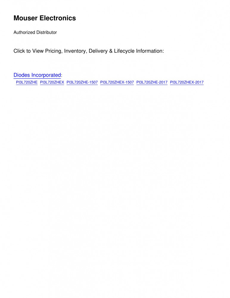 PI3L720 datasheet page 10