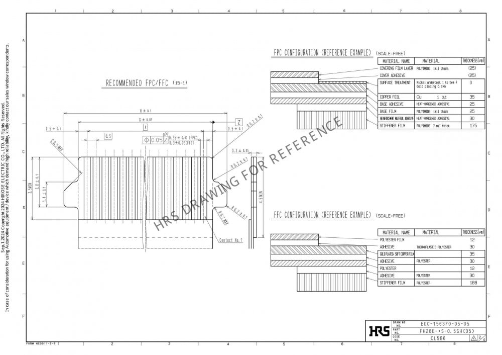 HRS FH28E series drawing page 2
