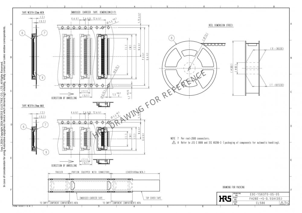 HRS FH28E series drawing page 3