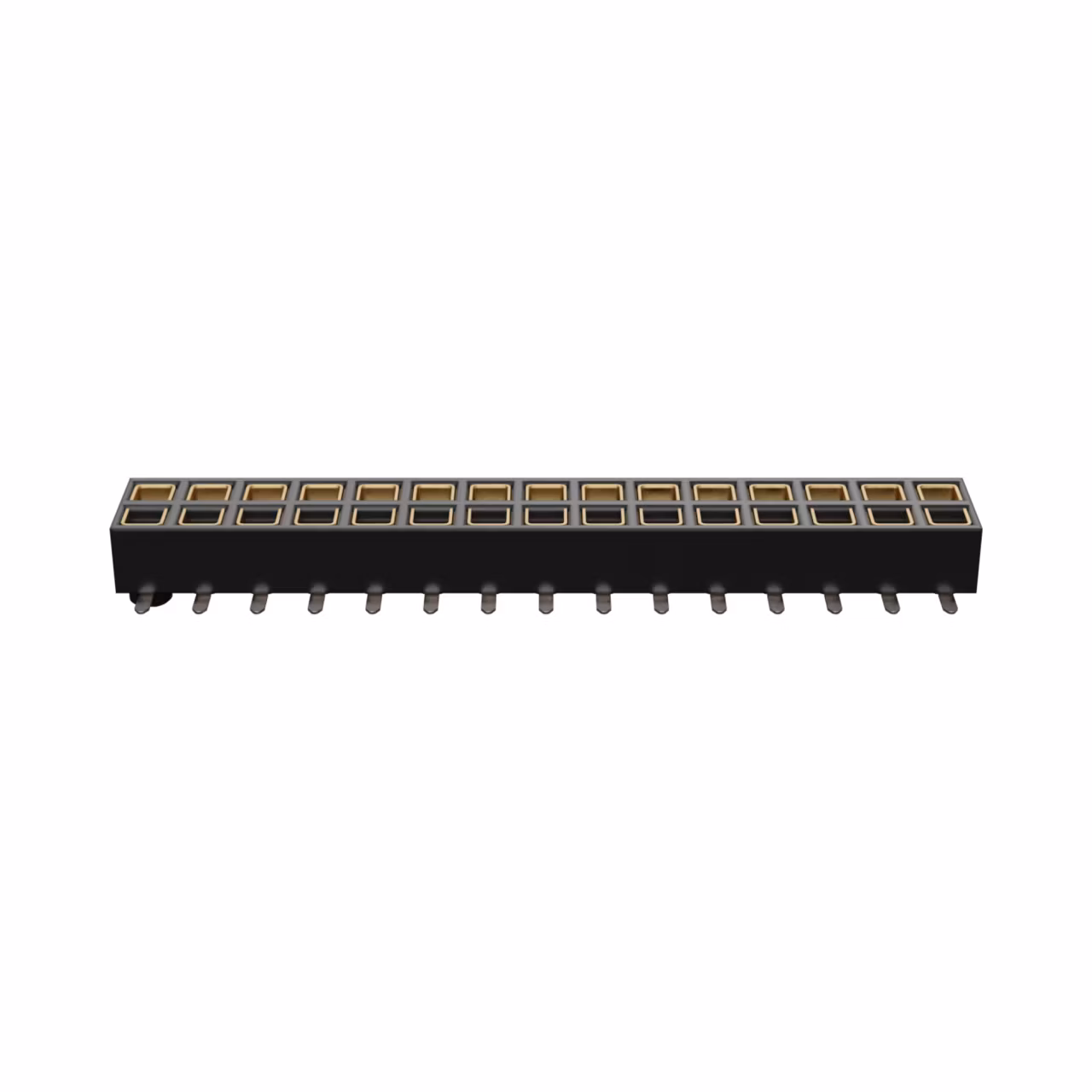 2.00mm Pitch Milli-Grid Receptacle, Surface Mount, Bottom Entry, 0.13µm Gold (Au) Plating, 30 Circuits, with Peg, Tube, Lead-Free for sale
