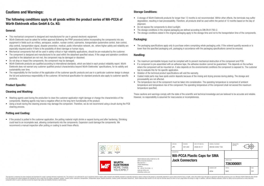 726300001 technical document, page 3