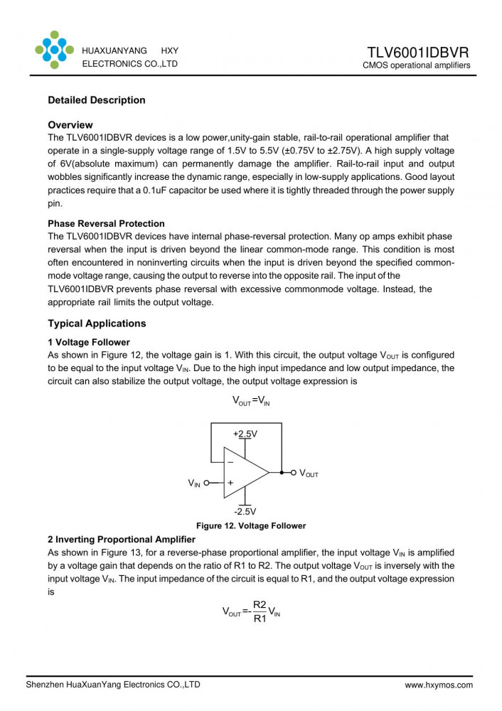 TLV6001IDBVR-HXY datasheet page 8