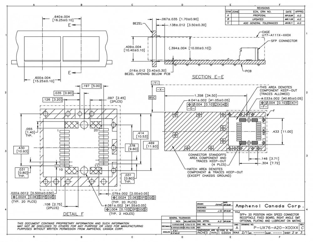 UE76-A20-5000T technical drawing page 2