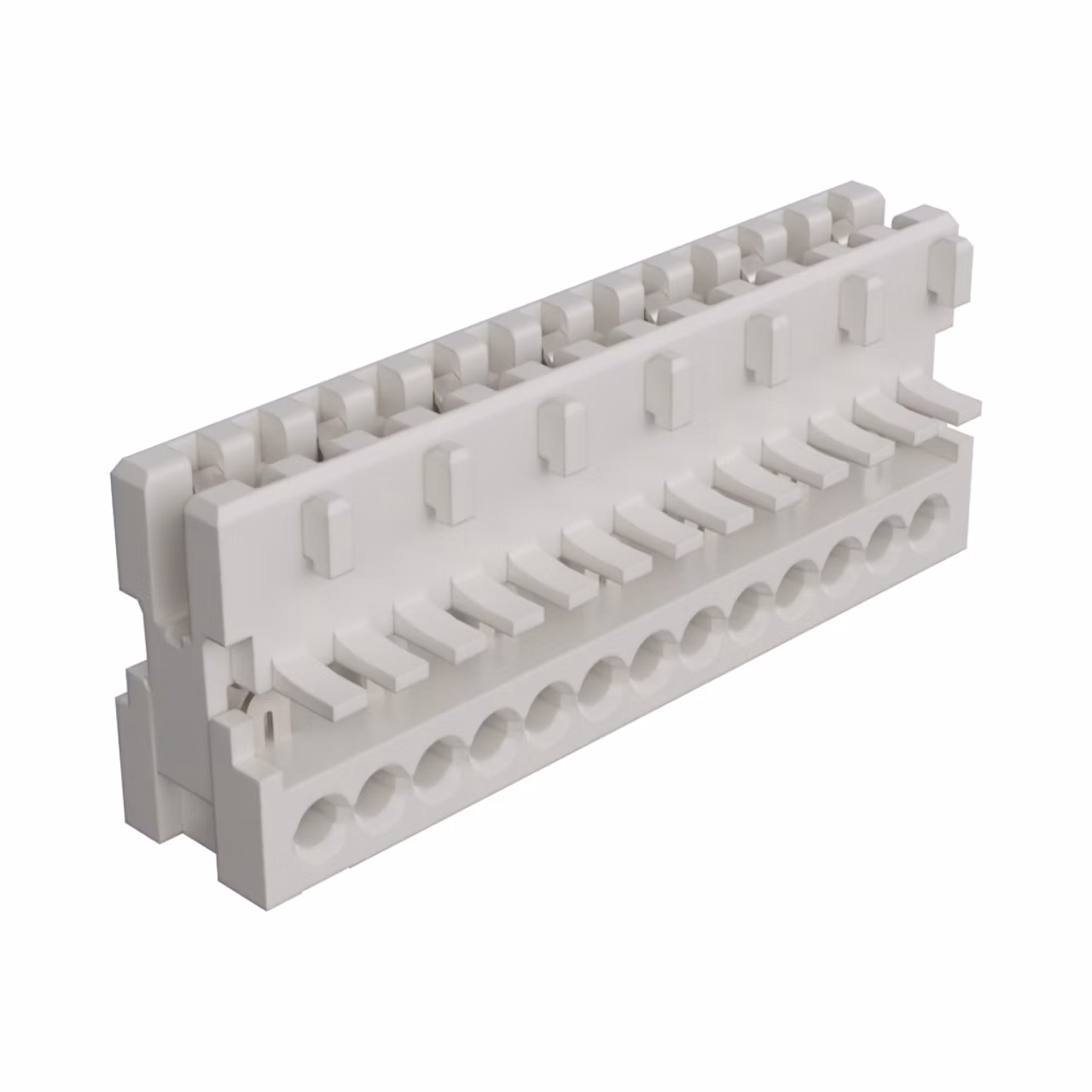 Appli-Mate RAST 2.5 IDT Housing, 2.50mm Pitch, Direct/Indirect, Female, 13 Circuits, All Position Keys, Voided Circuits 4, 6, 8, 10 and 12