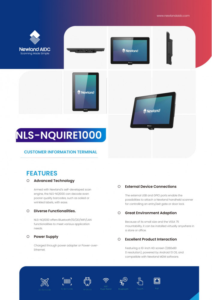 NQuire1000 technical document page 1