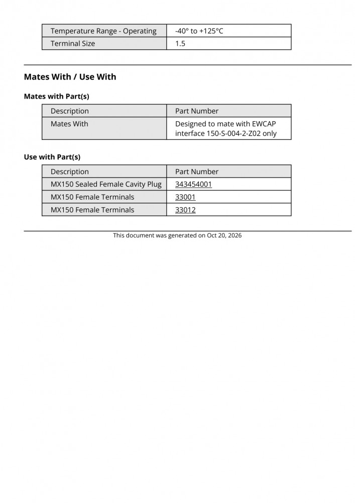Technical document page 3 for product reference