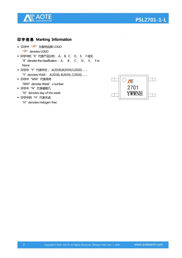 PS2701-1-L datasheet page 3
