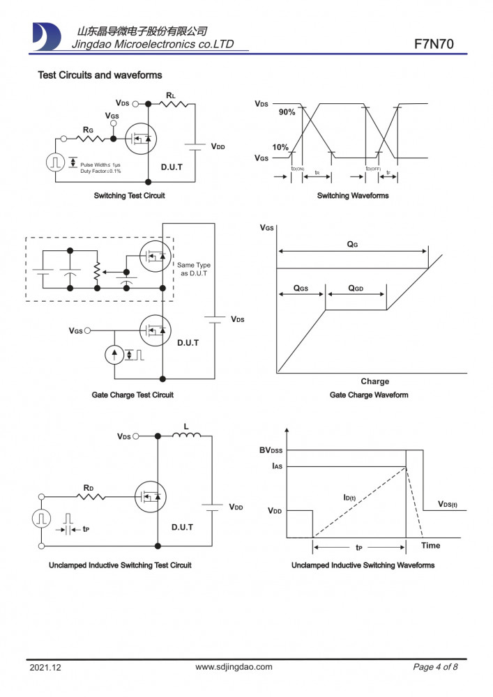 F7N70 datasheet page 4