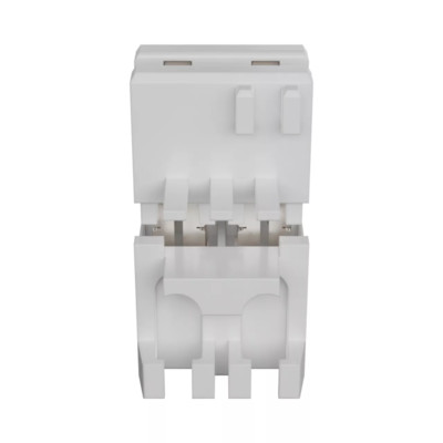 Appli-Mate RAST Power IDT Housing, 5.00mm Pitch, Direct/Indirect, Female, 2 Circuits, Code Keys A and B Removed, Open End Walls for sale