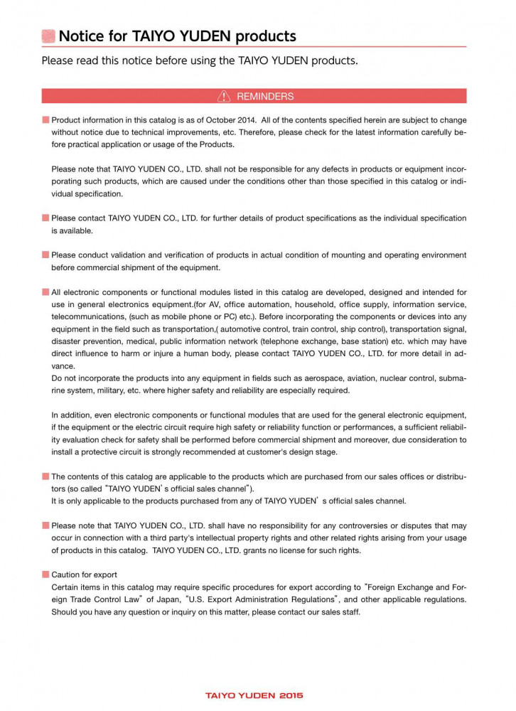 Catalog document page 1