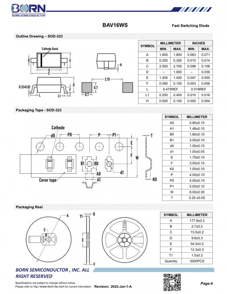 BAV16WS datasheet page 4