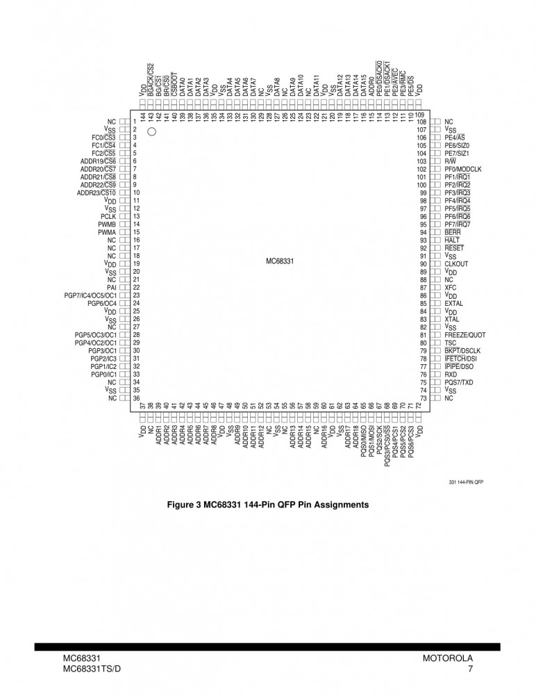 MC68331 document page 7