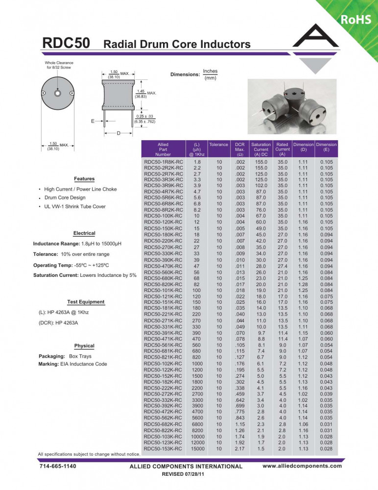 RDC50 series product documentation image