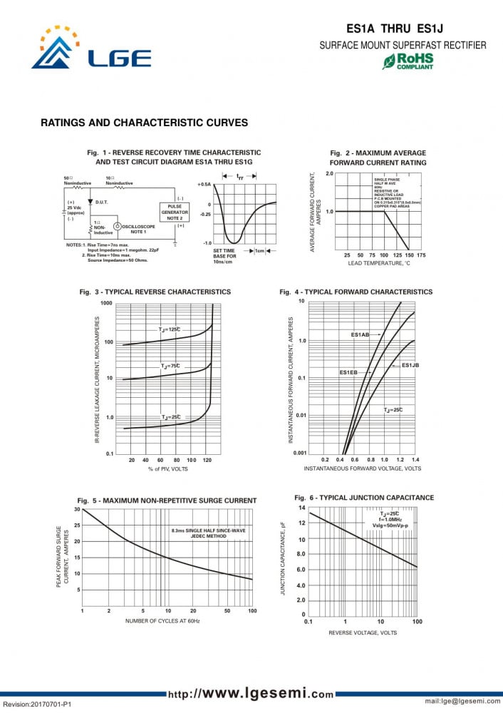 LGE ES1G datasheet page 2