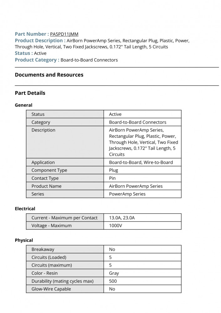 PA5PD11JMM document image, page 1