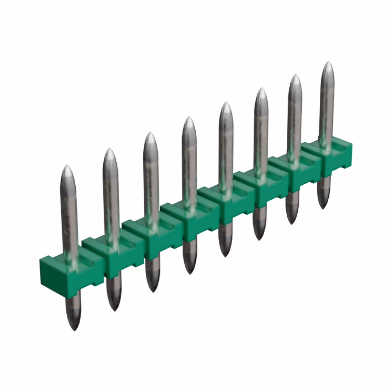 3.50mm Pitch Eurostyle Vertical PCB Pin Header, Breakable, 8 Circuits for sale