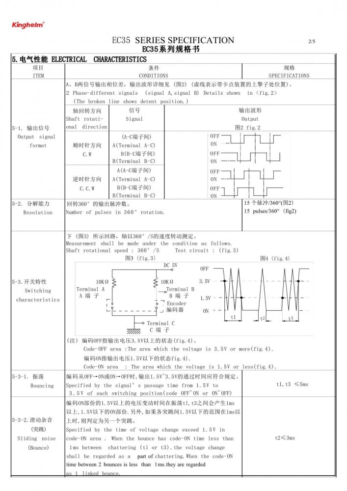 KH-EC351V15T302 datasheet page 3