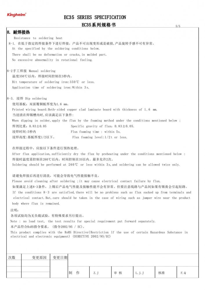 KH-EC351V15T302 datasheet page 6
