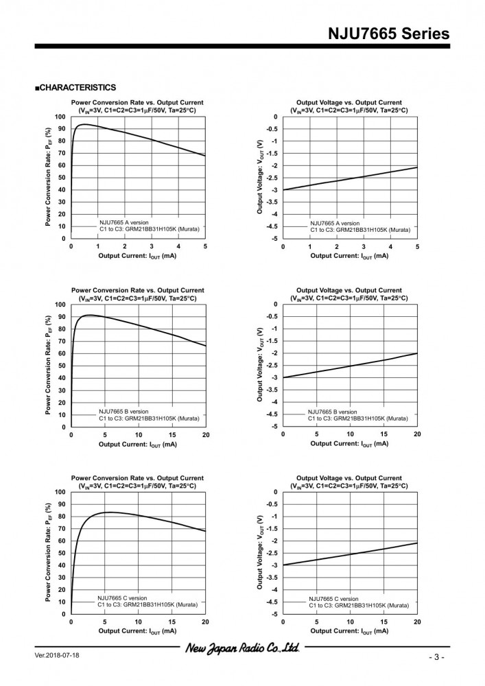 NJU7665A technical document page 3