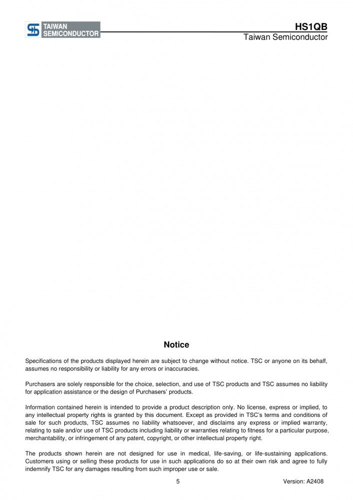 HS1QB technical document, page 5