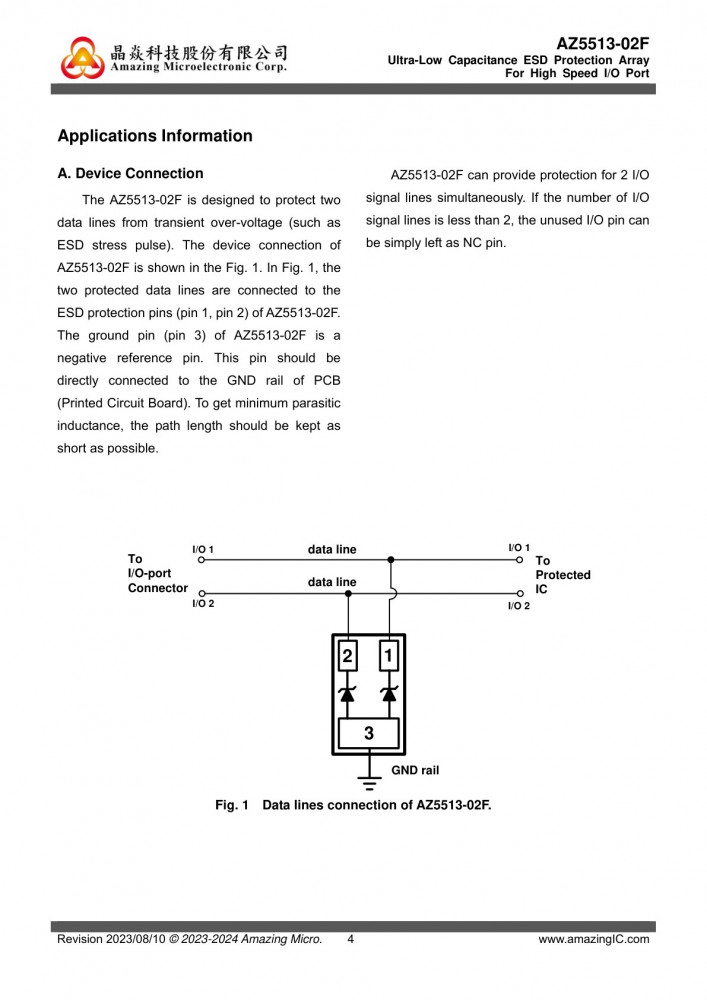 AZ5513-02F technical document page 4