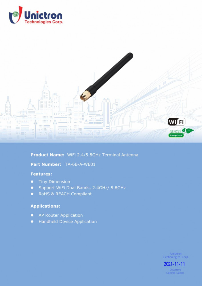 TA-6B-A-WE01 datasheet page 1