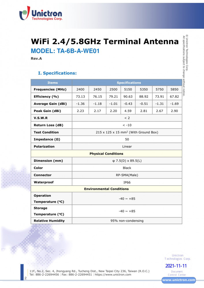 TA-6B-A-WE01 datasheet page 2